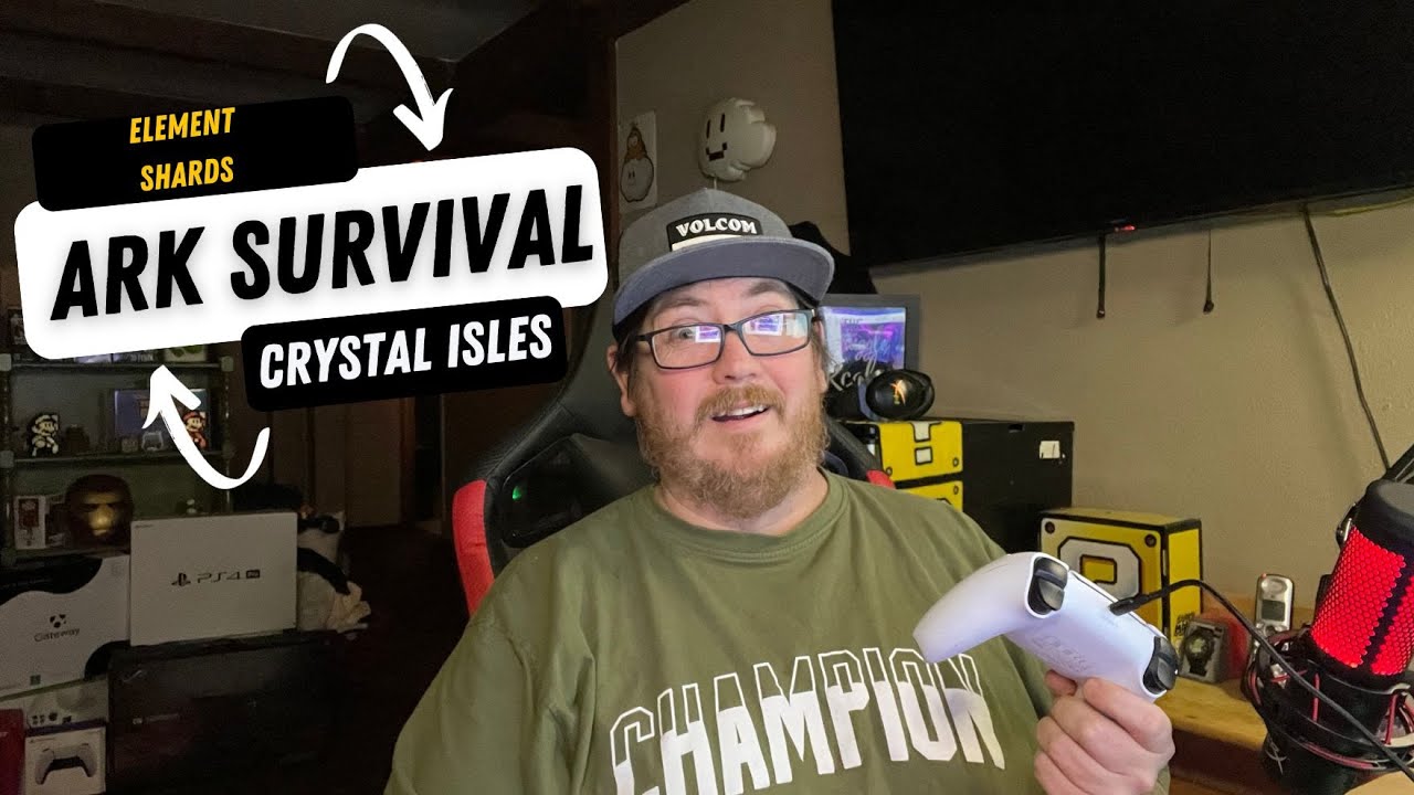 ark survival = element shards =crystal isles - YouTube