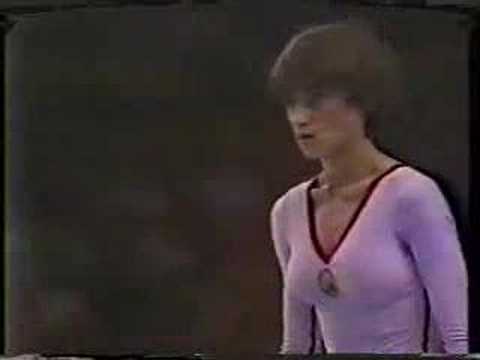 Nadia Comaneci - 1980 Olympics EF - Vault 2