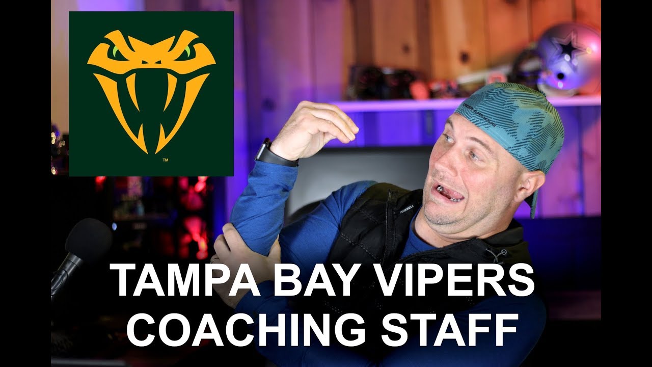XFL Tampa Bay Vipers Coaching Staff Preview - YouTube