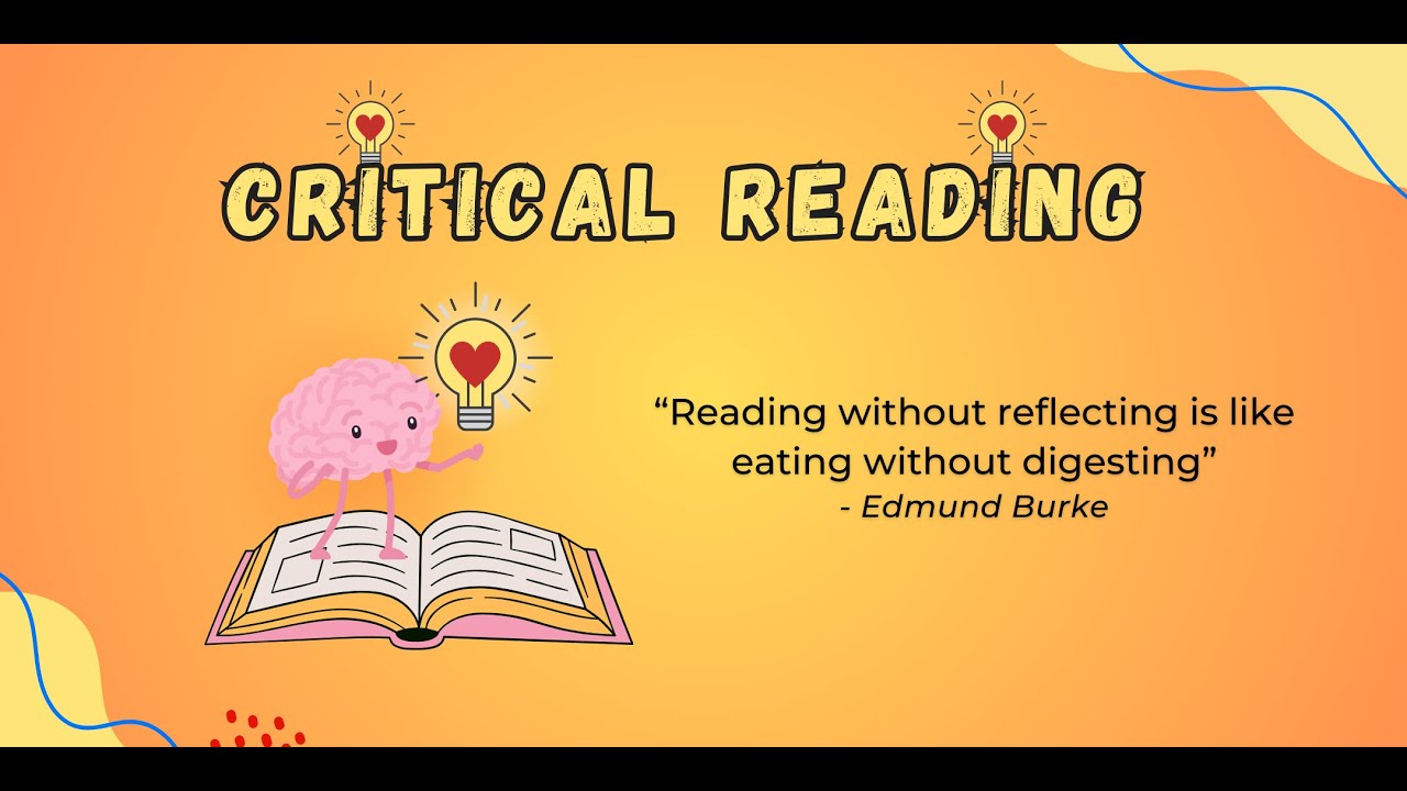 Critical Reading Course - YouTube