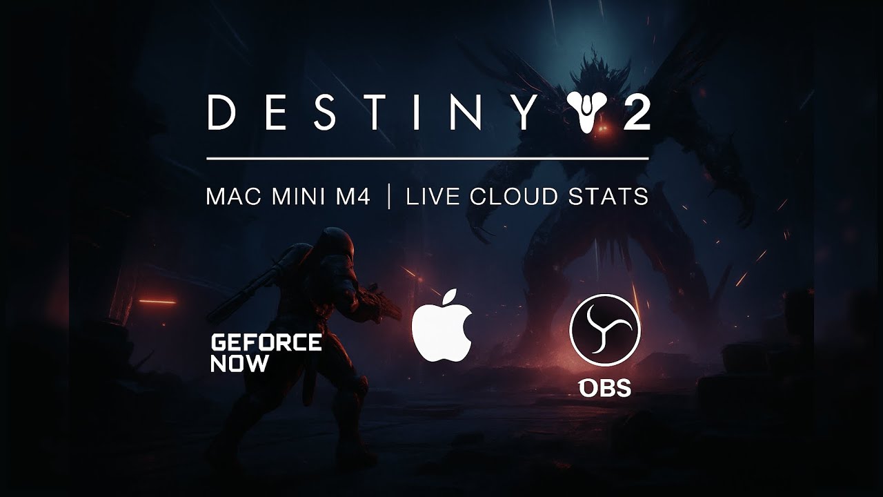 Destiny 2 | GeForce NOW Ultimate + Mac Mini M4 Gameplay | OBS HEVC ...