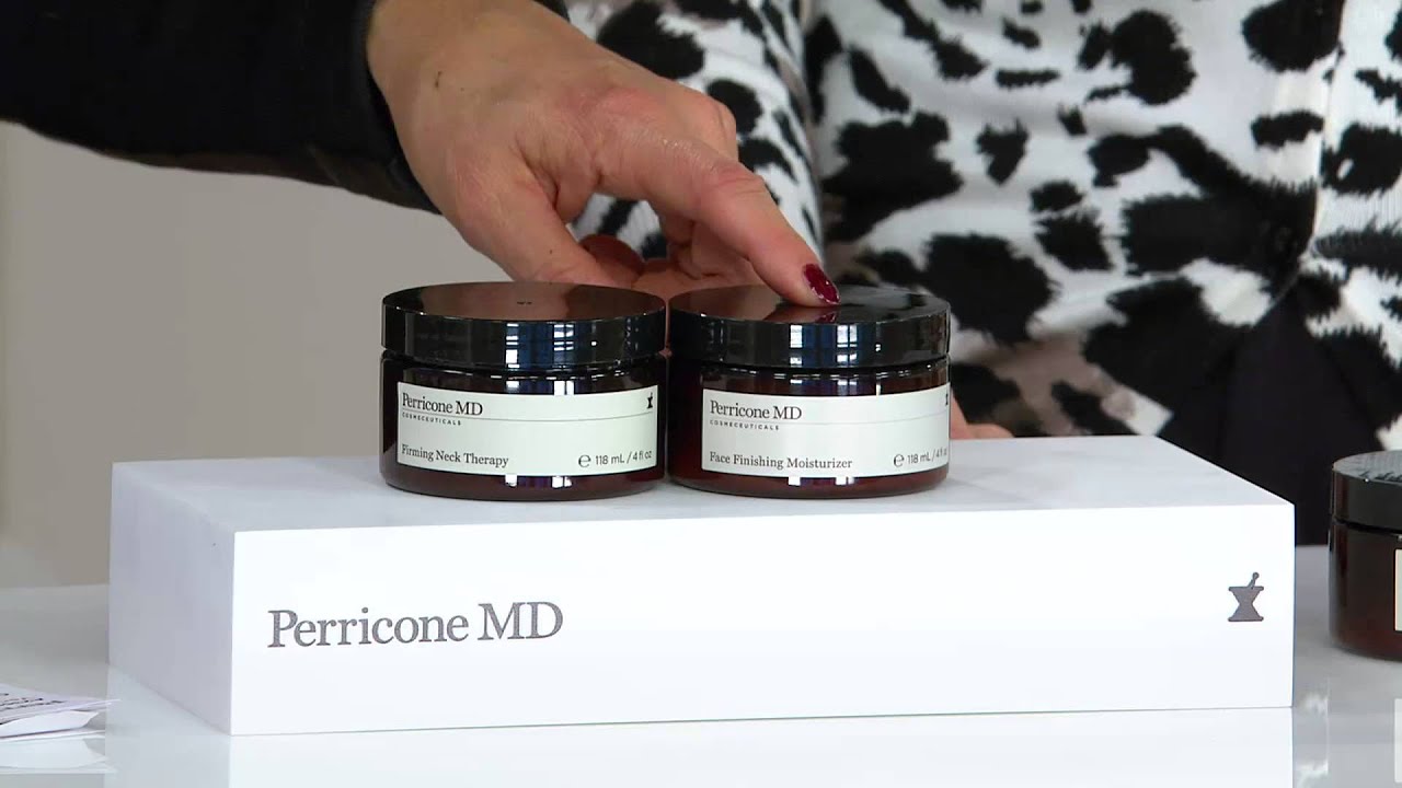 Perricone MD Super-size Neck Therapy & Moisturizer Duo with Nancy ...