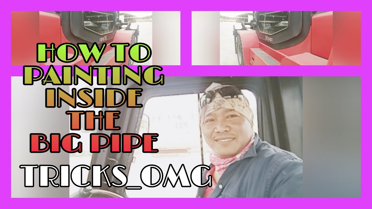 HOW AND IDEA'S PAINTING INSIDE THE PIPE using by machine - YouTube