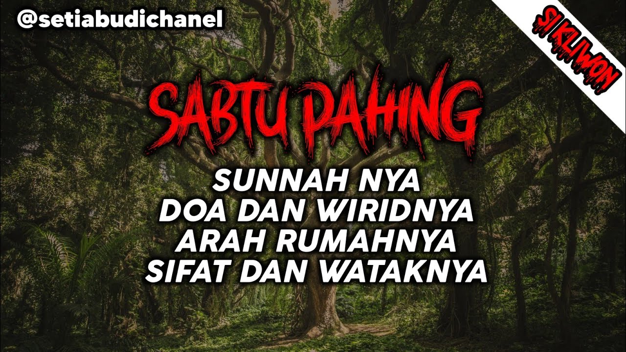 SABTU PAHING - DENGAN TIDUR PUN AKAN DI DATANGKAN REZEKI ...