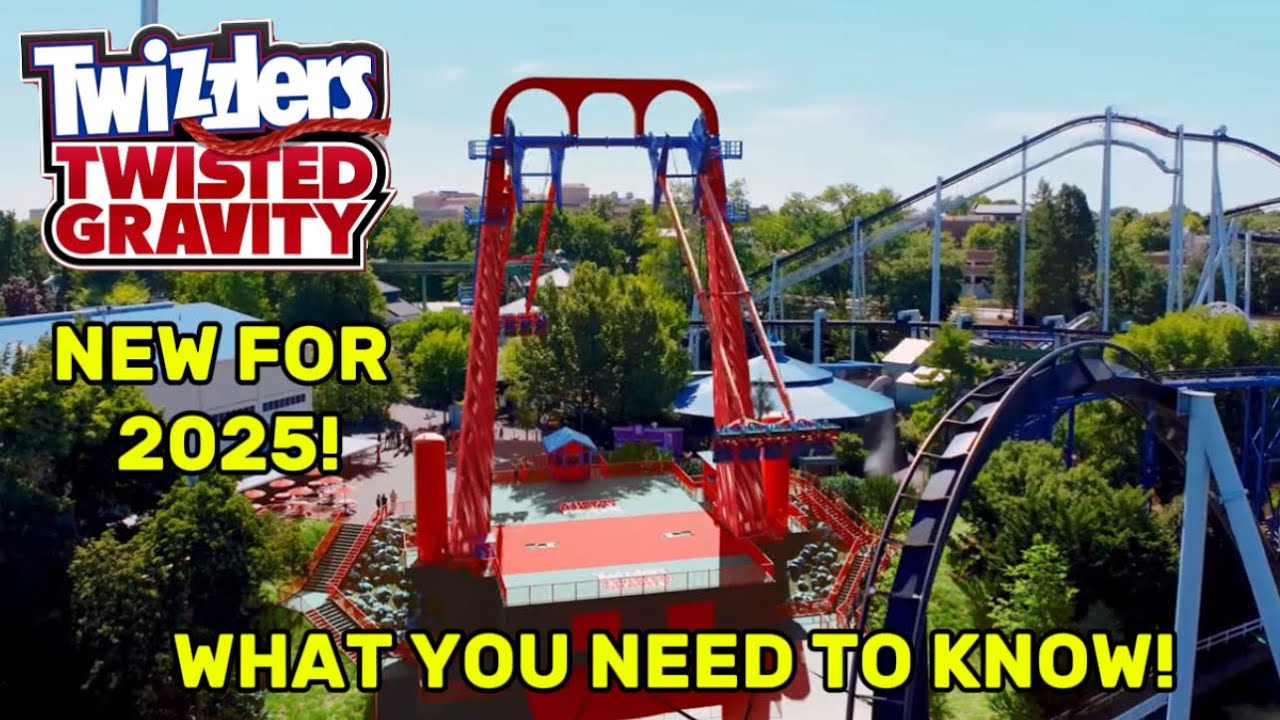 Twizzlers Twisted Gravity - NEW FOR 2025 Hersheypark - WHAT YOU NEED TO KNOW! - YouTube