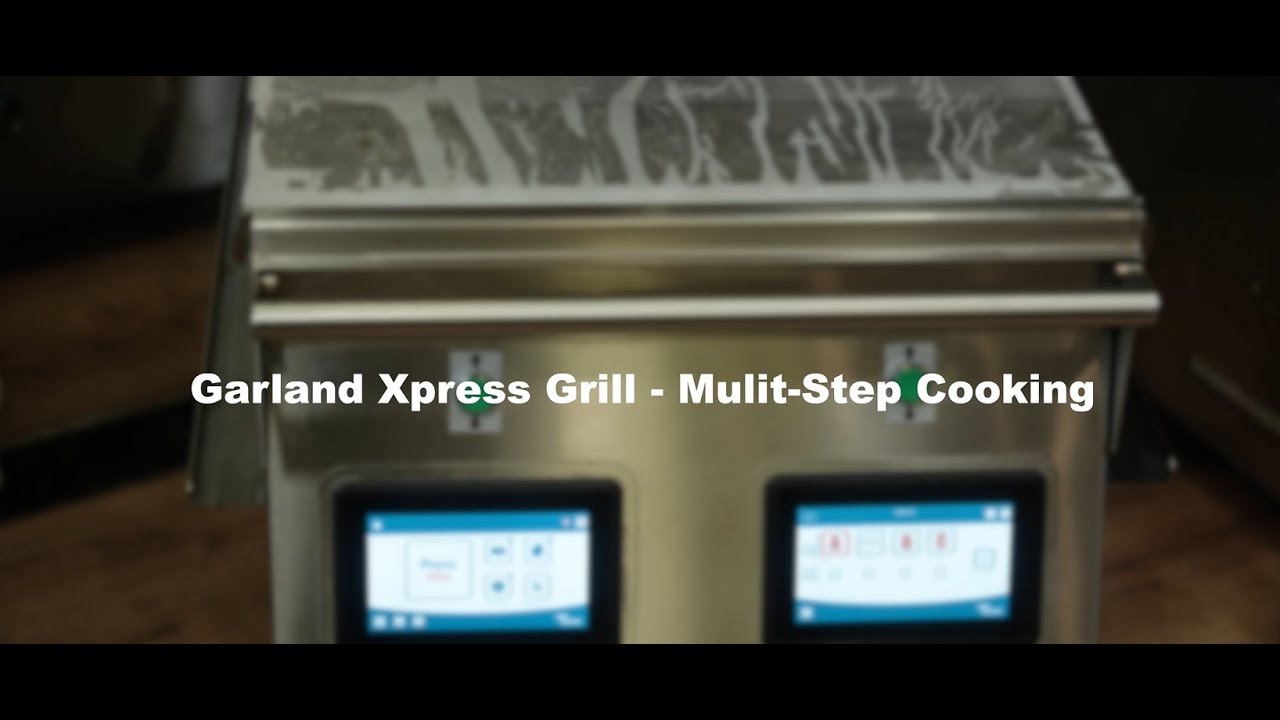 How to Set Multi-Step Cooking on the Garland Xpress Grill - YouTube