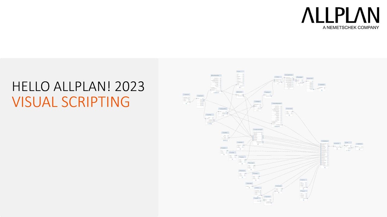 Hello Allplan 2023 Visual Scripting Youtube