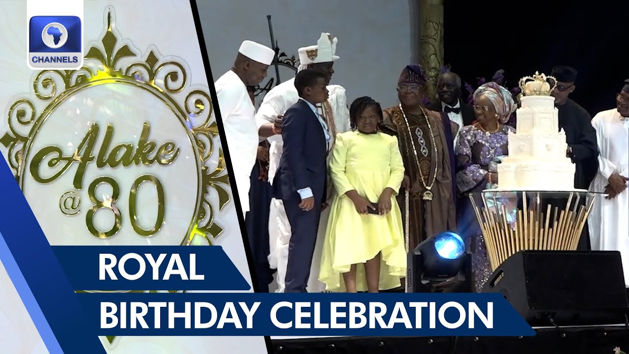 Alake Of Egba Land Marks 80th Birthday With Loved Ones, Friends - YouTube