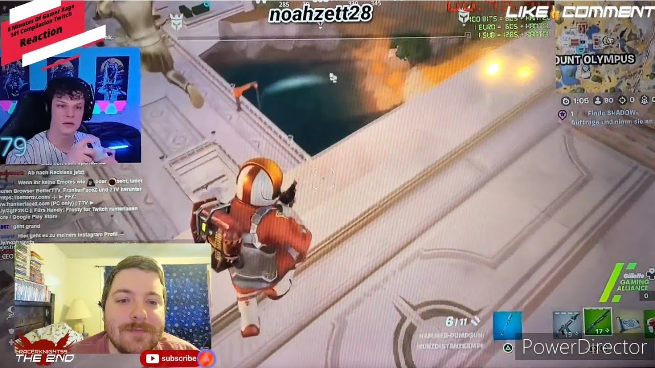 8 Minutes Of Gamer Rage 141 Compilation Twitch Reaction - YouTube
