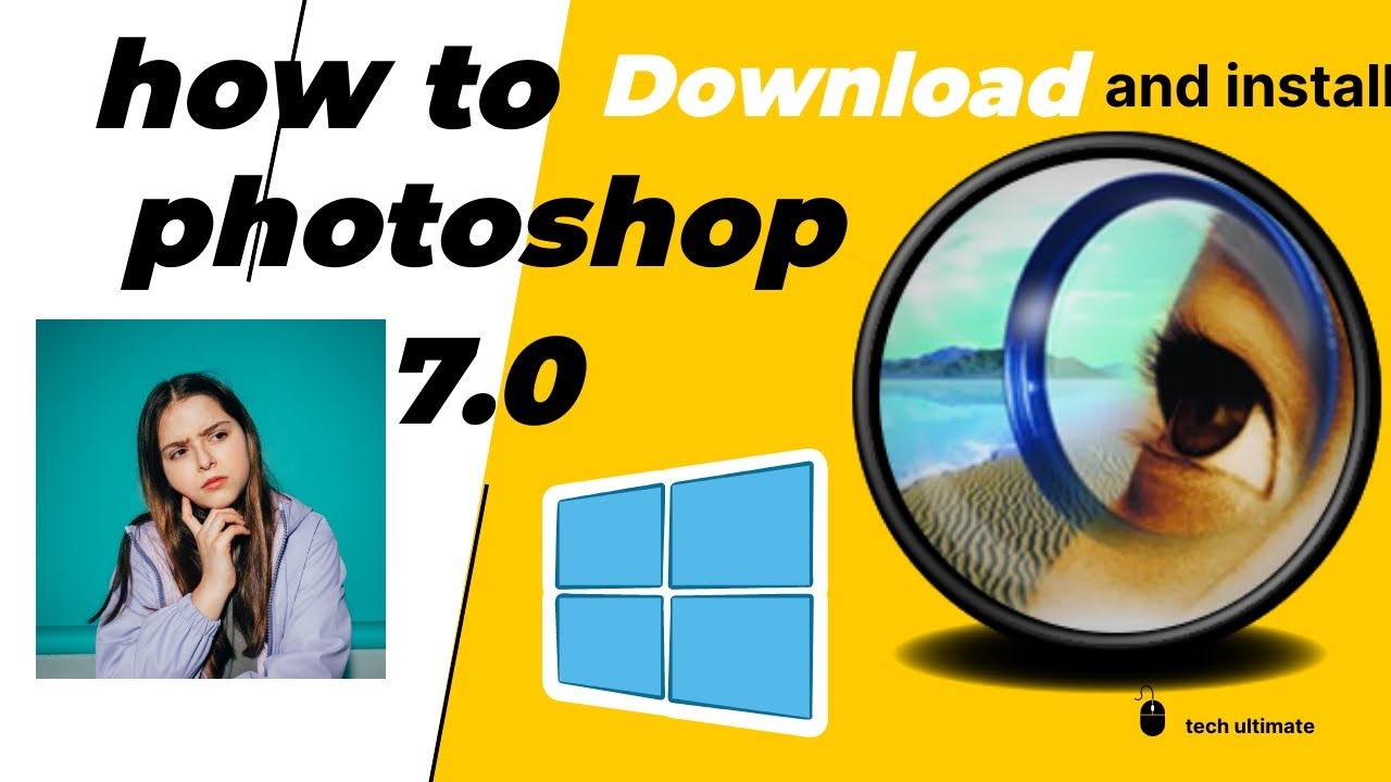 HOW TO DOWNLOAD AND INSTALL PHOTOSHOP 7.0 IN PC ,LAPTOP WINDOWS 7,8,10 ...