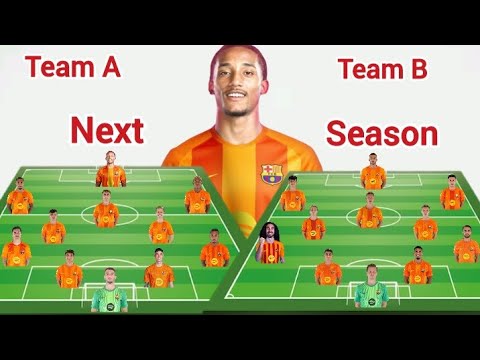 Barcelona Potential Line up with Transfer Targets Under Flick Team A Vs Team B Season 2026/2027