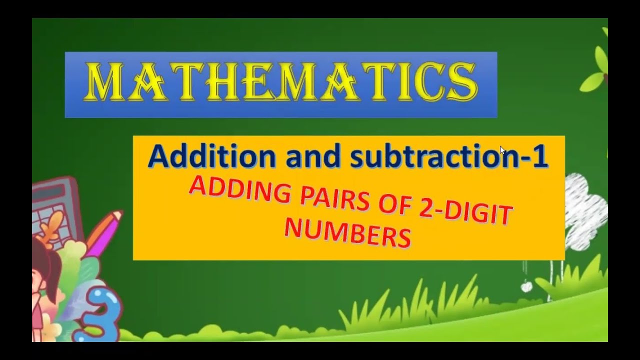 How to add pair of two digit numbers. #grade3 & 4 Maths #addition # ...