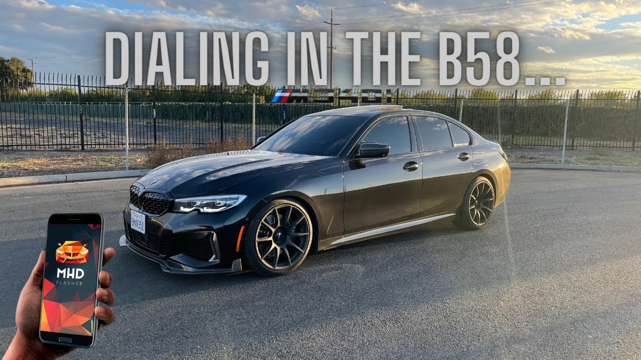DIALING IN MY M340I BMW WITH A *MHD* CUSTOM TUNE (FAST ASF) - YouTube