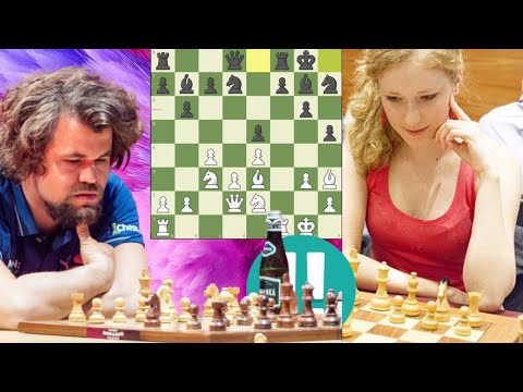 Ordinary Magnus Carlsen vs Anna Rudolf 9 - YouTube