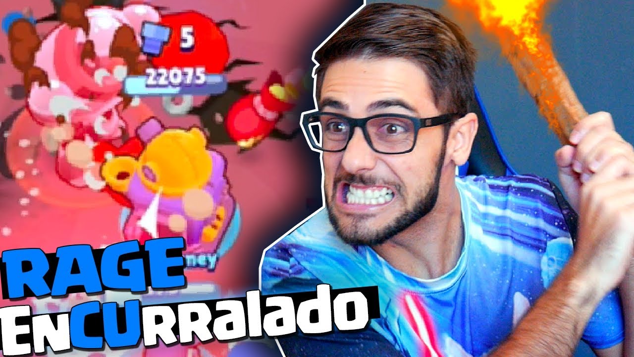 RAGE COM YOUTUBERS NO MAPA ENCURRALADO DO BRAWL STARS - YouTube
