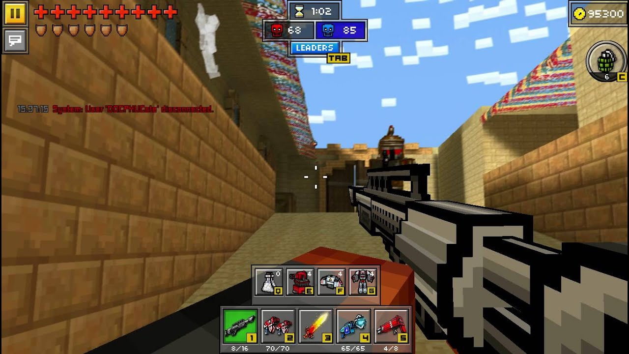 pixel gun world ep 1 pc - YouTube