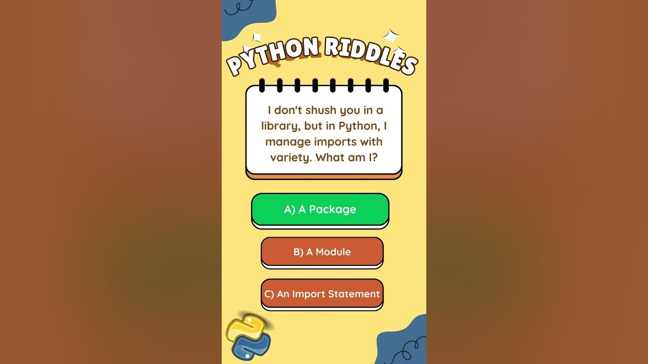 Pythons Librarian Coding Riddles Youtube