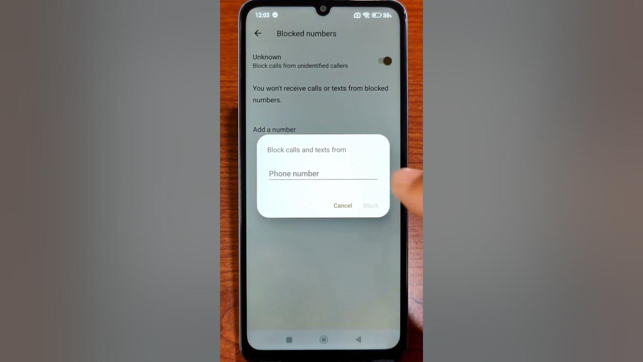 How to Block Unknown Numbers on Xiaomi Redmi 13C #shorts - YouTube