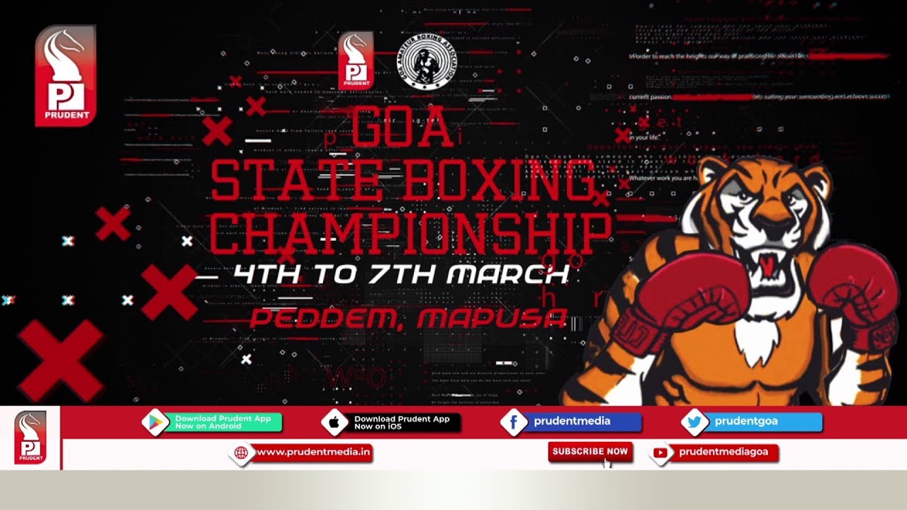 Prudent Media Goa | Boxing Championship| Final Day| 08 March 20 - YouTube