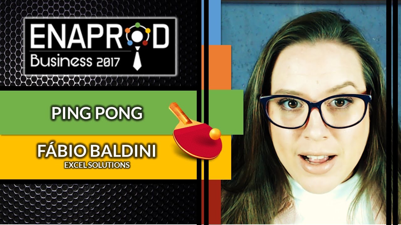 PING PONG #5 COM FÁBIO BALDINI | PALESTRANTES ENAPROD 2017 - YouTube