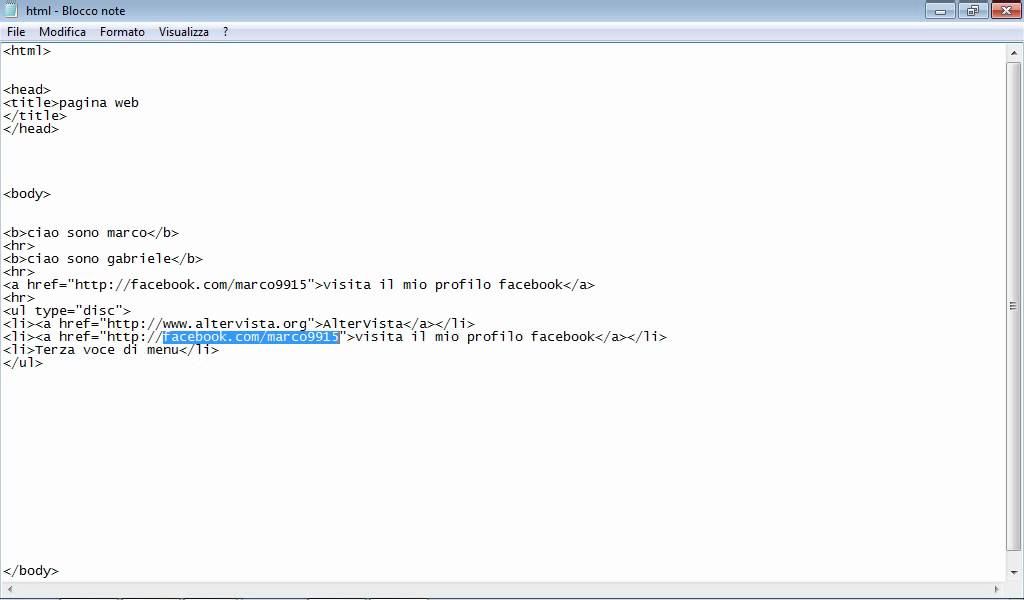Tutorial HTML Lezione 3 - YouTube