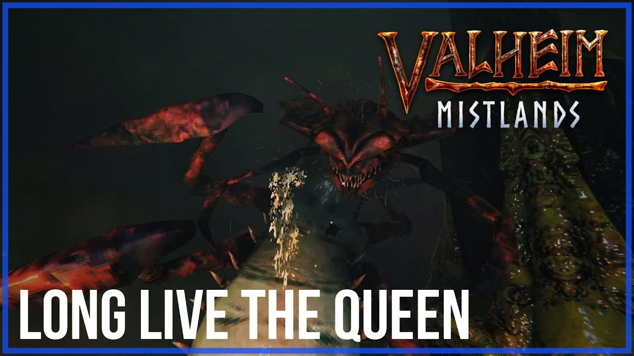I fought The Queen and this happened. Valheim Mistlands The Queen Final ...