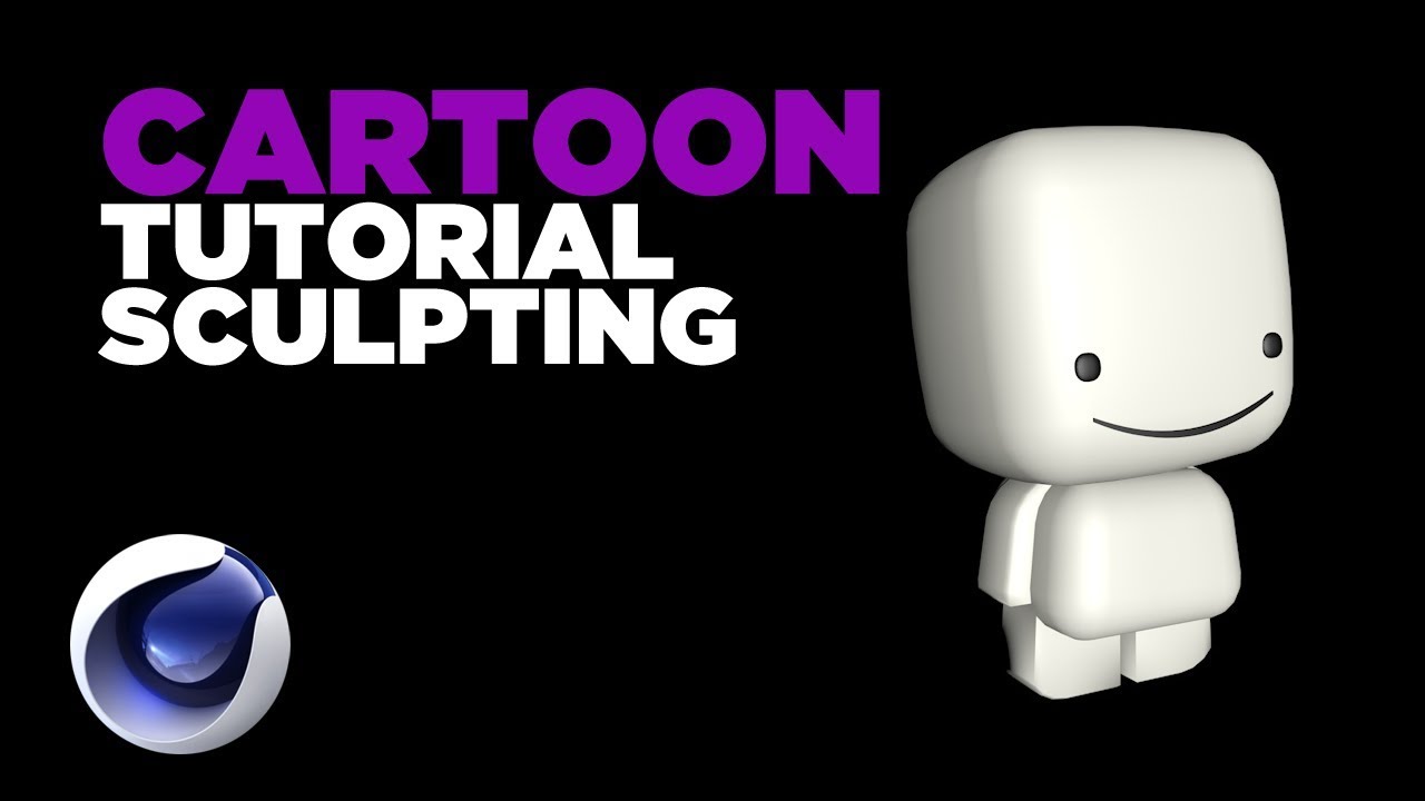 Cartoon Cube object cinema 4d tutorial - YouTube