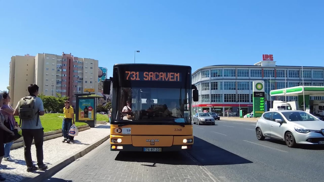 Carreira 731 da Carris vai até Sacavém - YouTube