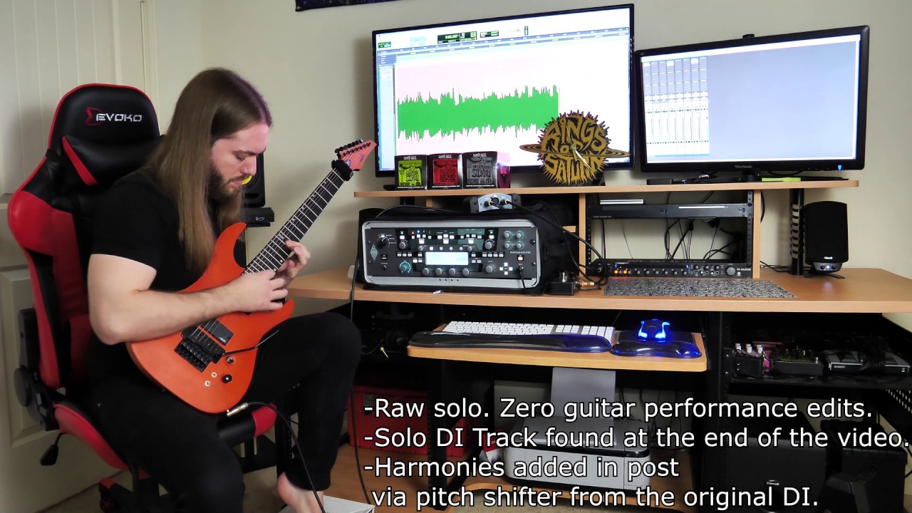 Rings of Saturn - Lucas Mann Solo Section - Jared Dines Biggest Shred ...