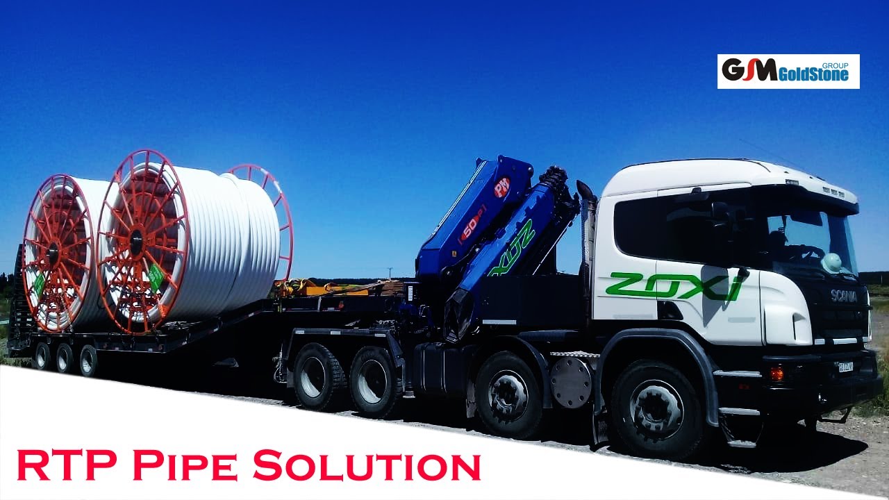 RTP Flexible Pipe Process Steel Reinforced for offshore - YouTube