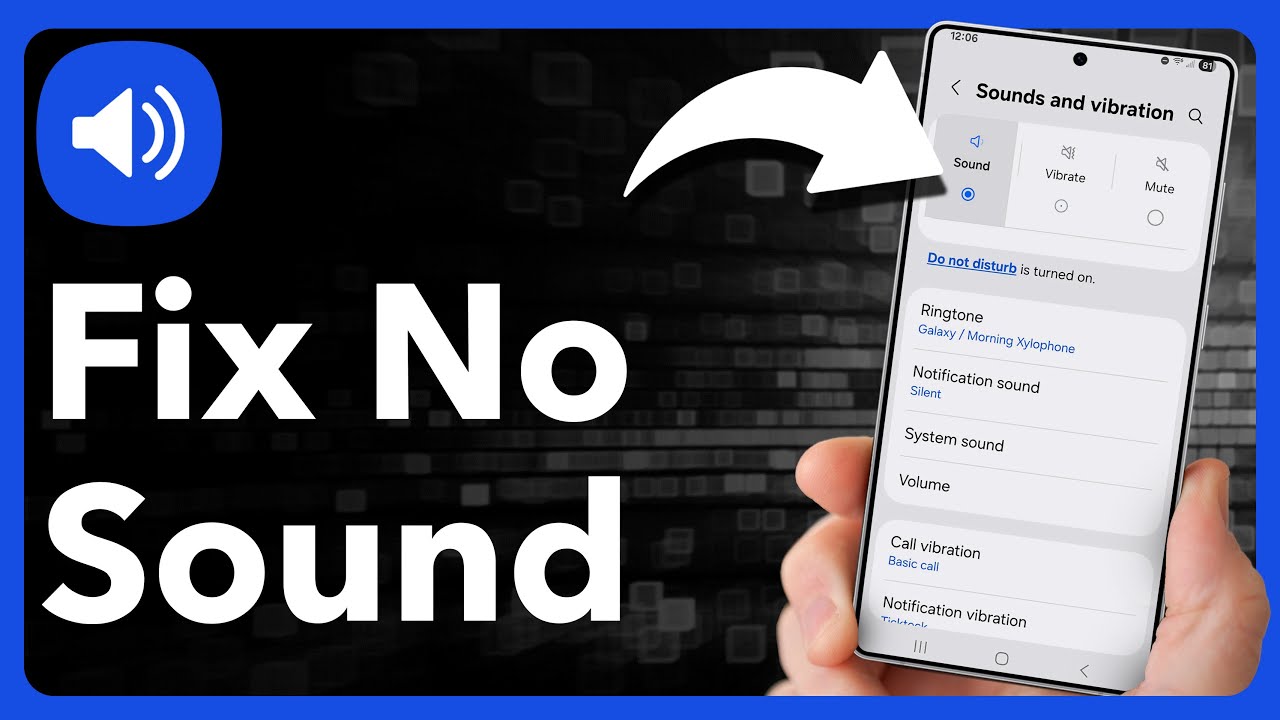 How To Fix No Sound On Android Phone - YouTube
