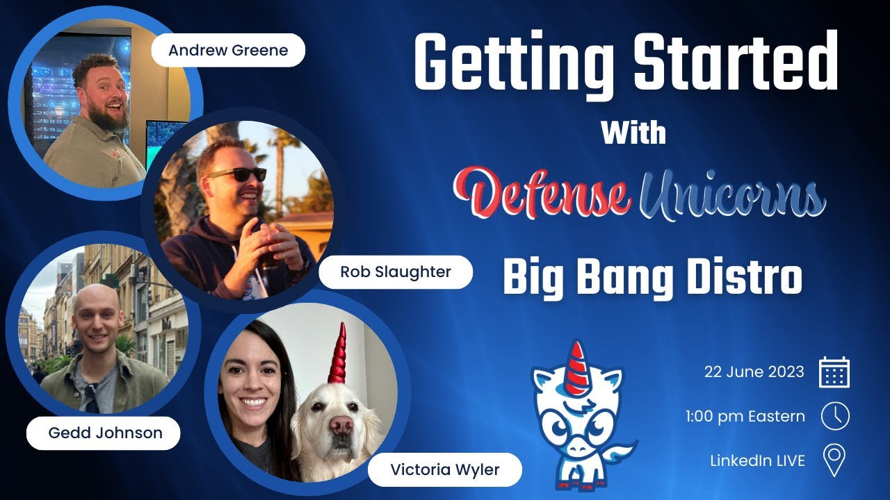 Getting Started with Defense Unicorns Big Bang Distro - YouTube