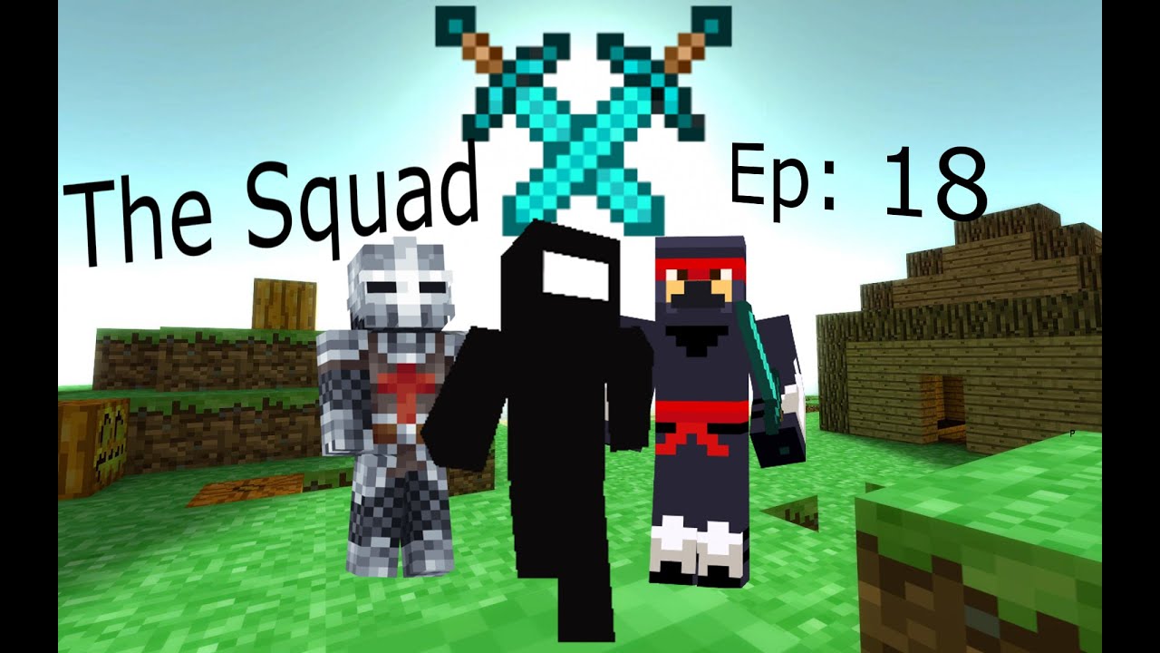 Minecraft Let's Play- The Squad Minecraft Series Ep18: Mining Fail ...