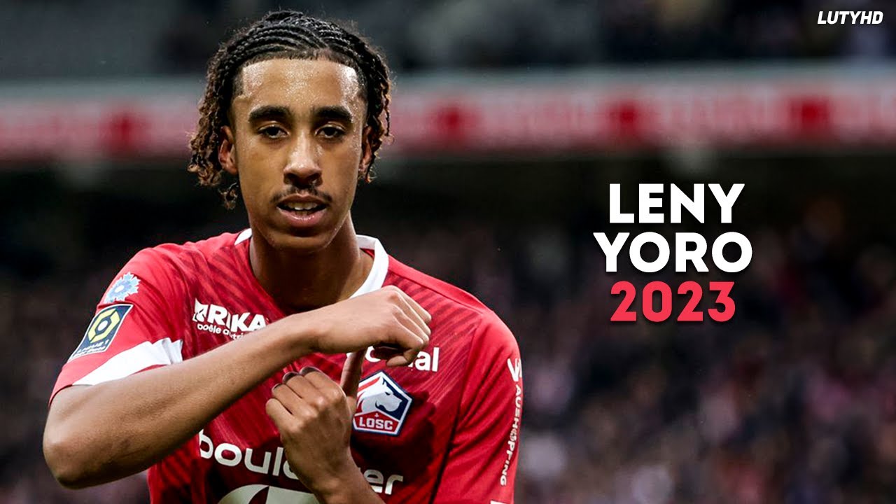 Leny Yoro 2023/24 - Defensive Skills, Tackles & Goals | HD - YouTube