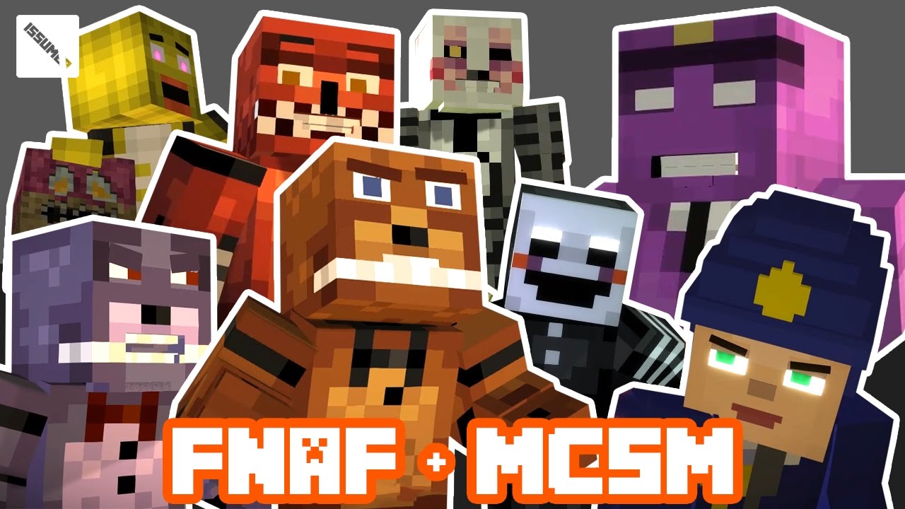 Play as FNAF Freddy! FULL Minecraft Story Mode Episode 8 (FNAF Theme ...