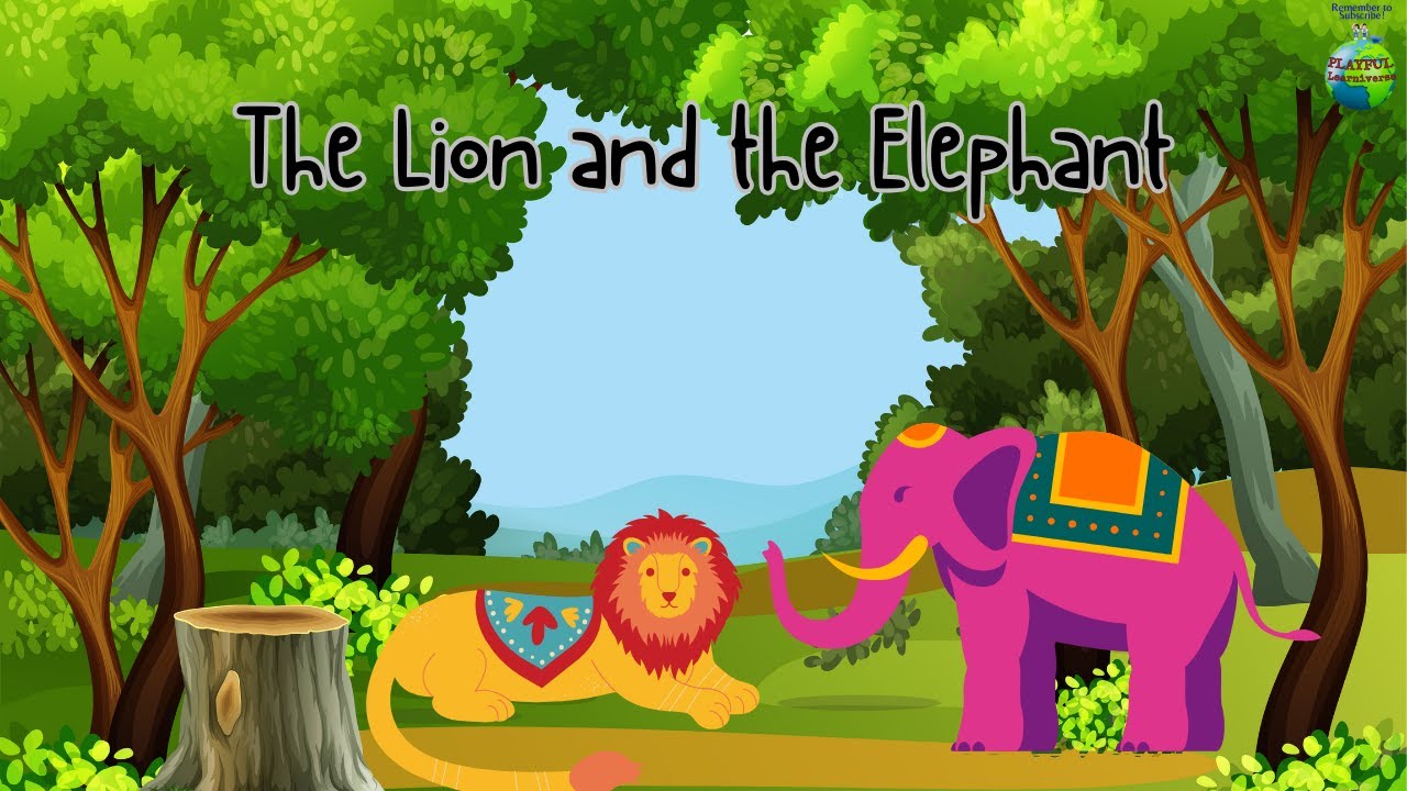 The Lion and the Elephant || Bedtime Stories || Moral of the Story ...