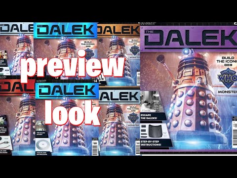 Hachette Doctor Who Dalek Build Preview Look At Issues Coming Up - YouTube