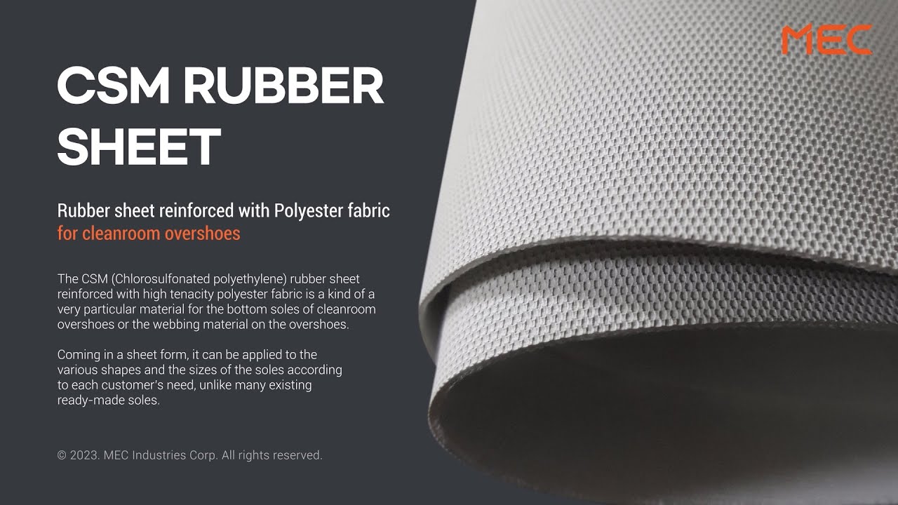 CSM Rubber Sheet - MEC Industries, Seoul Korea - YouTube