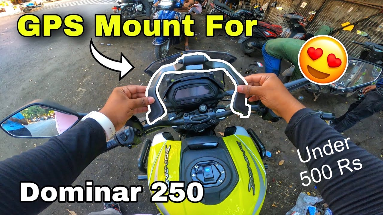 GPS Mount For Dominar 250 / Dominar 400 Touring Accessories / Long Ride ...