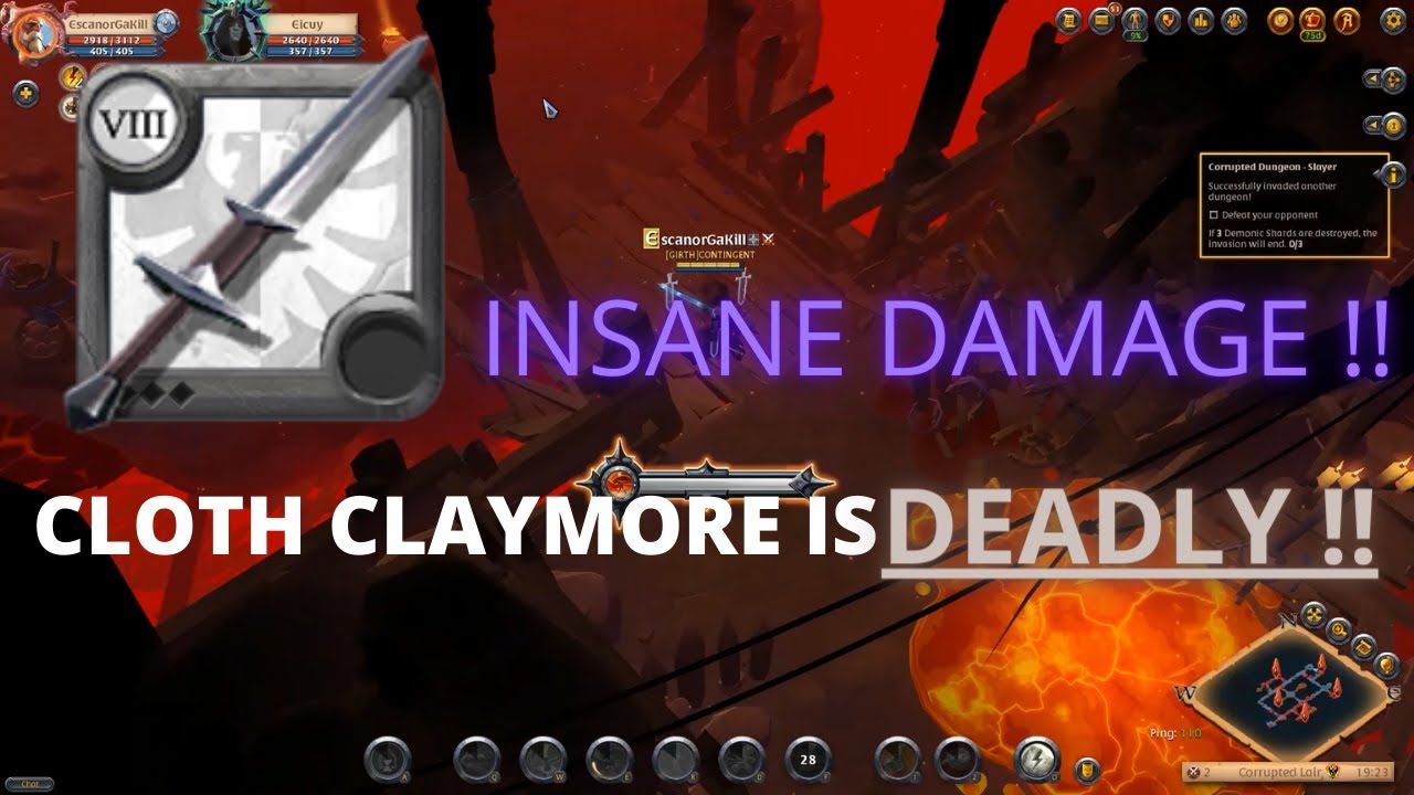 Claymore on cloth armor is just too much damage - YouTube