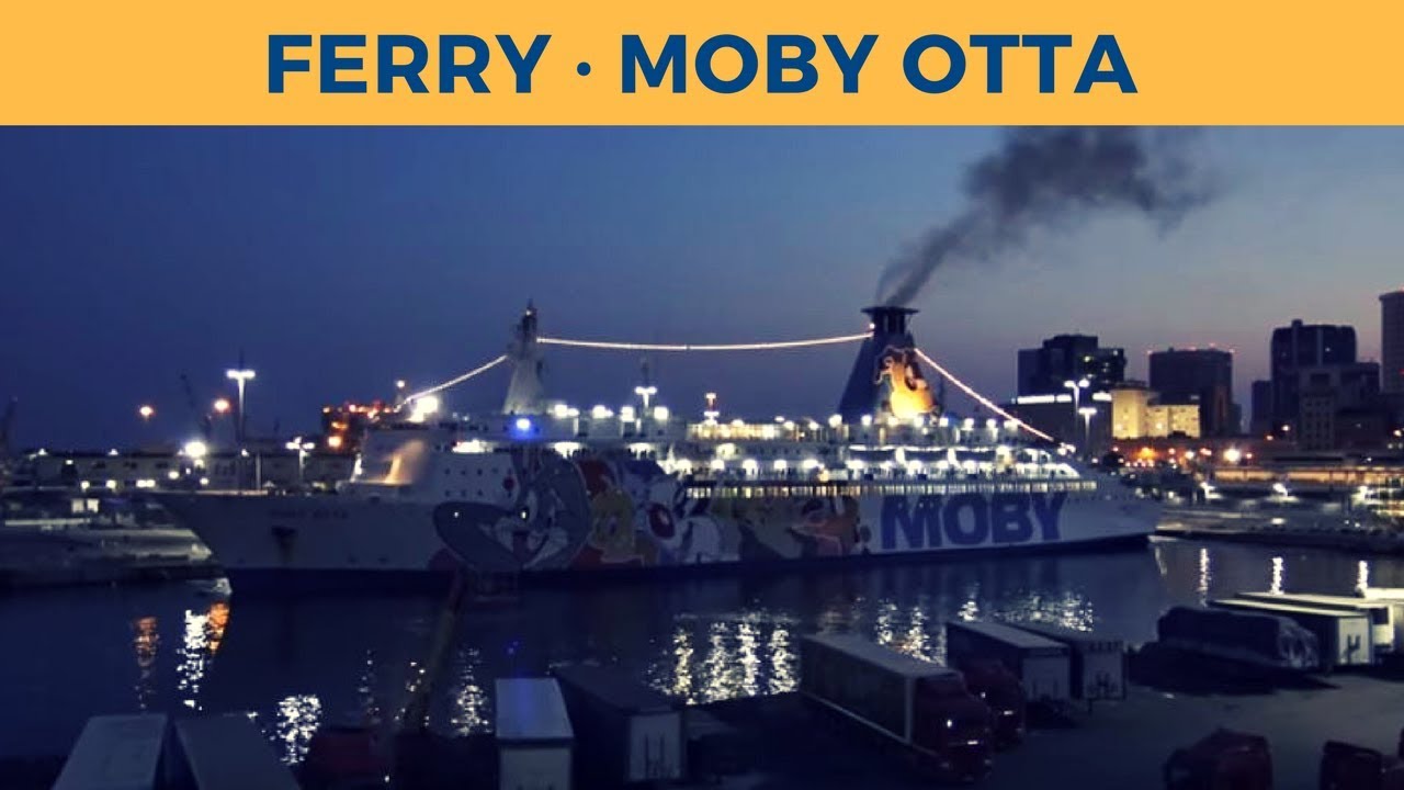 Departure of ferry MOBY OTTA in Genoa (Moby Lines) - YouTube