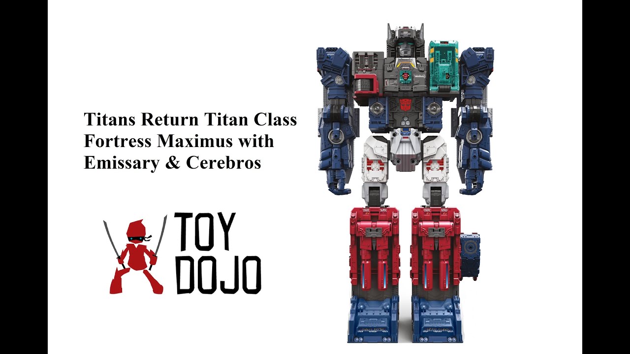 Transformers Titan Master Titan Class Fortress Maximus w/Emissary ...
