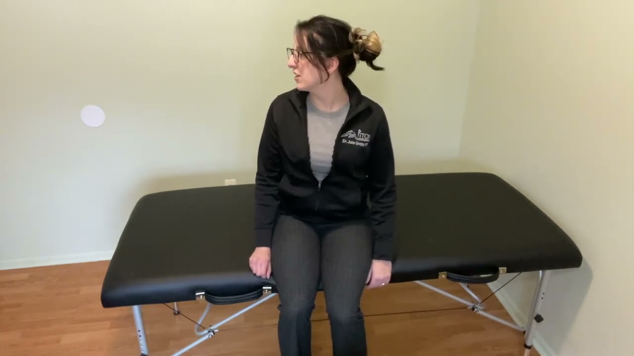 Left Semont Home Maneuver for Posterior Canal/Cupulo BPPV - YouTube