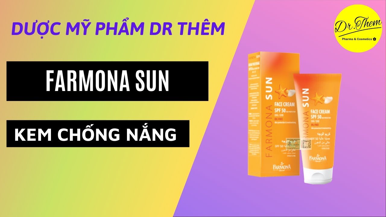 Kem Chống Nắng Farmona Sun Face Cream Oil Free Spf 50 Cho Da Dầu Mụn ...