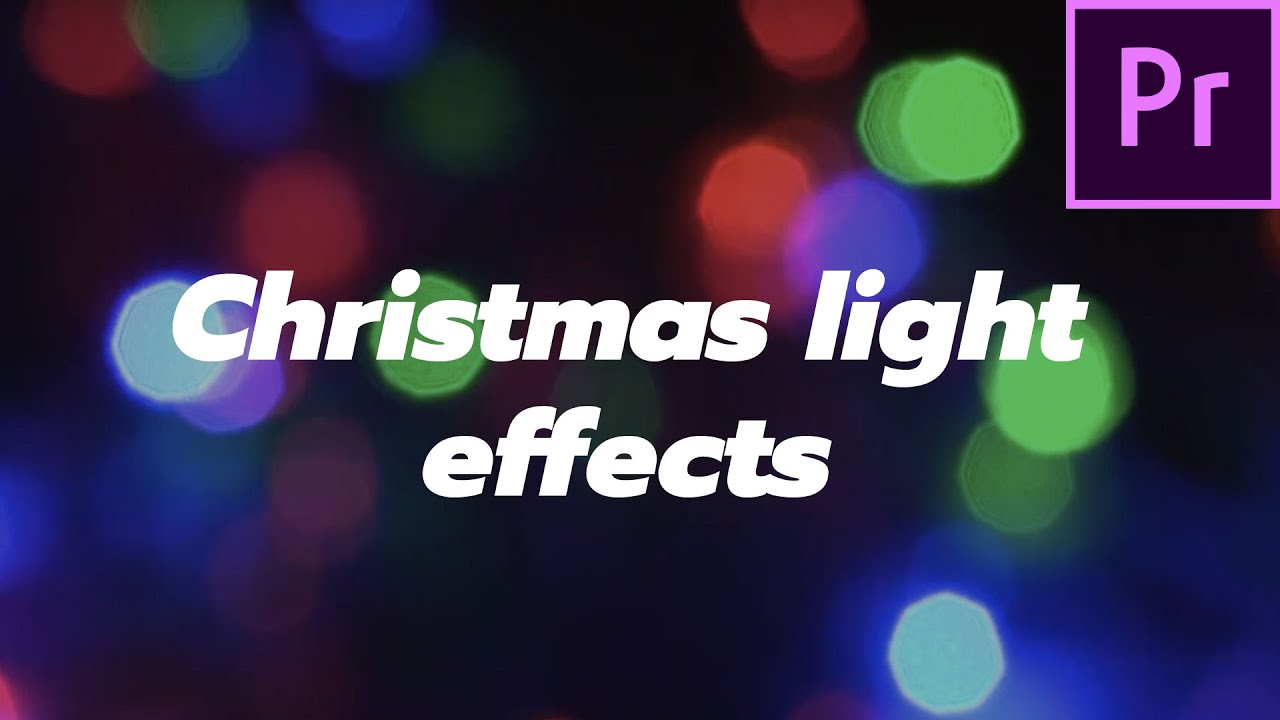 Christmas light effects - YouTube