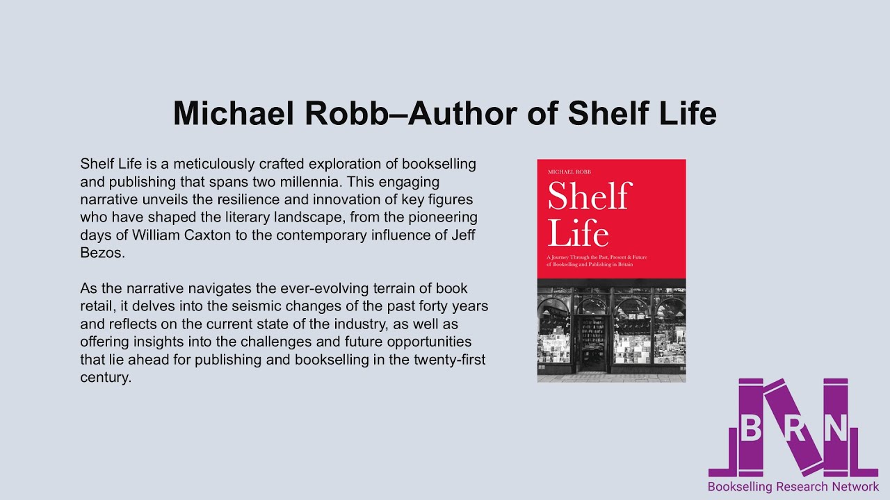 Michael Robb–Author of Shelf Life - YouTube