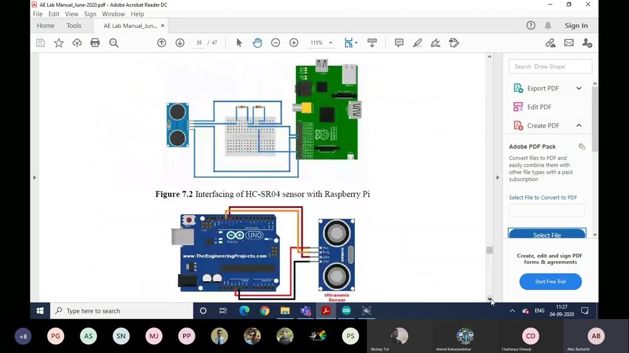 Obstacle Detection using Ultrasonic sensor - Automotive Lab - YouTube