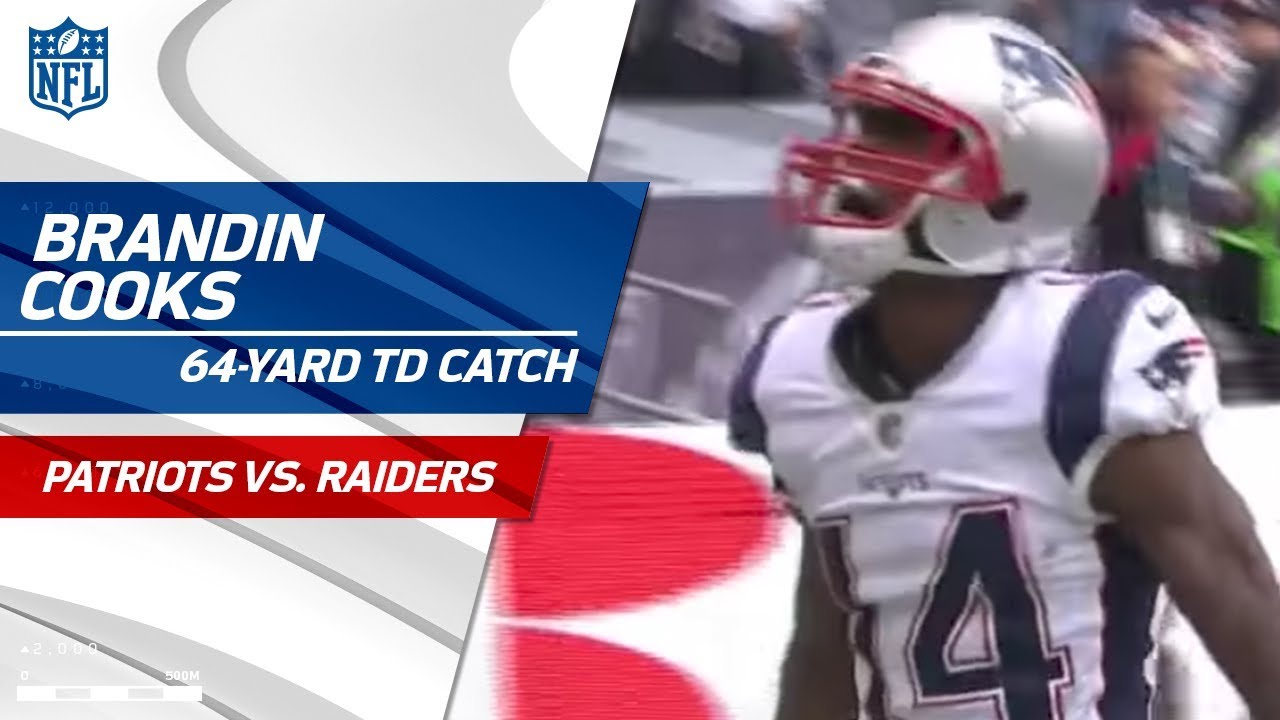 Tom Brady Hits Brandin Cooks for Speedy 64-Yd TD! | Patriots vs ...