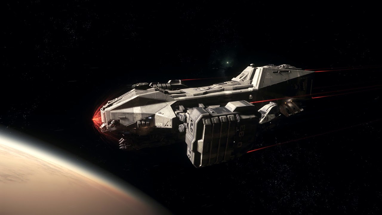 Star Citizen Reclaimer Crash on Hurston - YouTube
