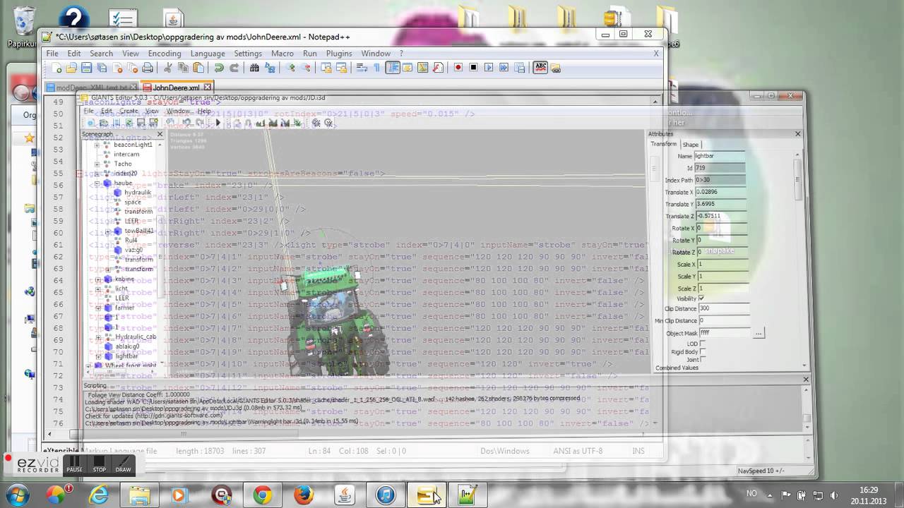 farming simualtor2013 how you set the blitz on tractor on giants editor ...